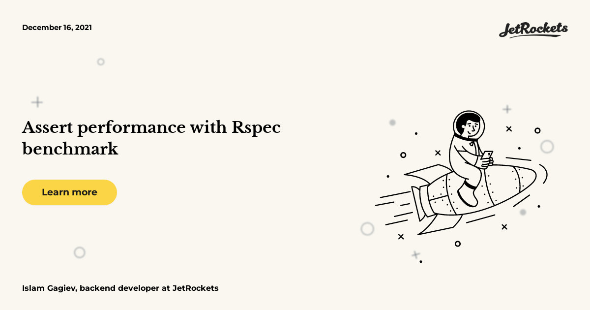 Boosting Ruby Code with RSpec Benchmark - JetRockets