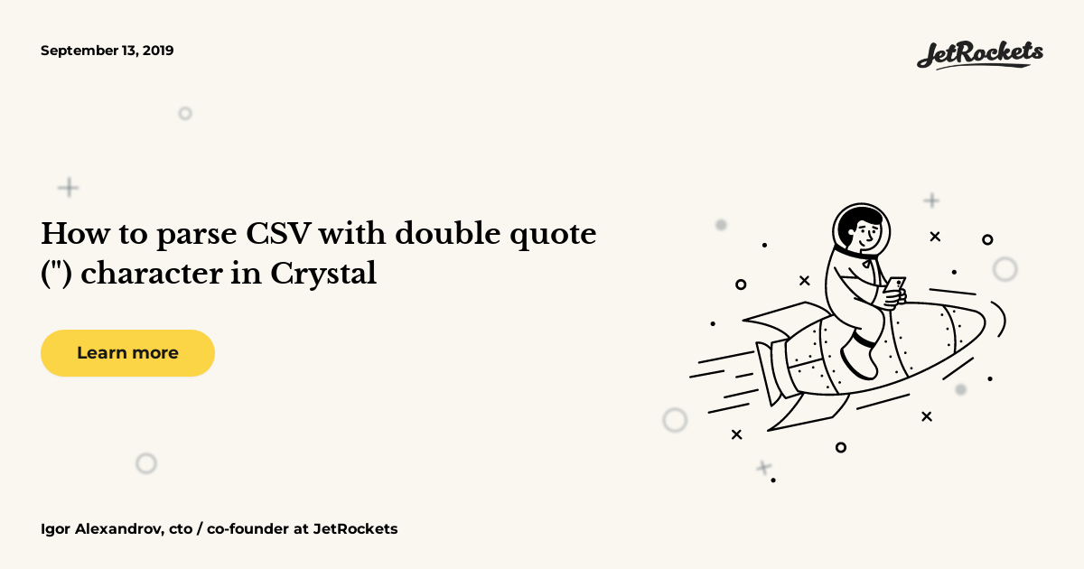 Parsing CSVs with Double Quotes in Crystal: A Practical